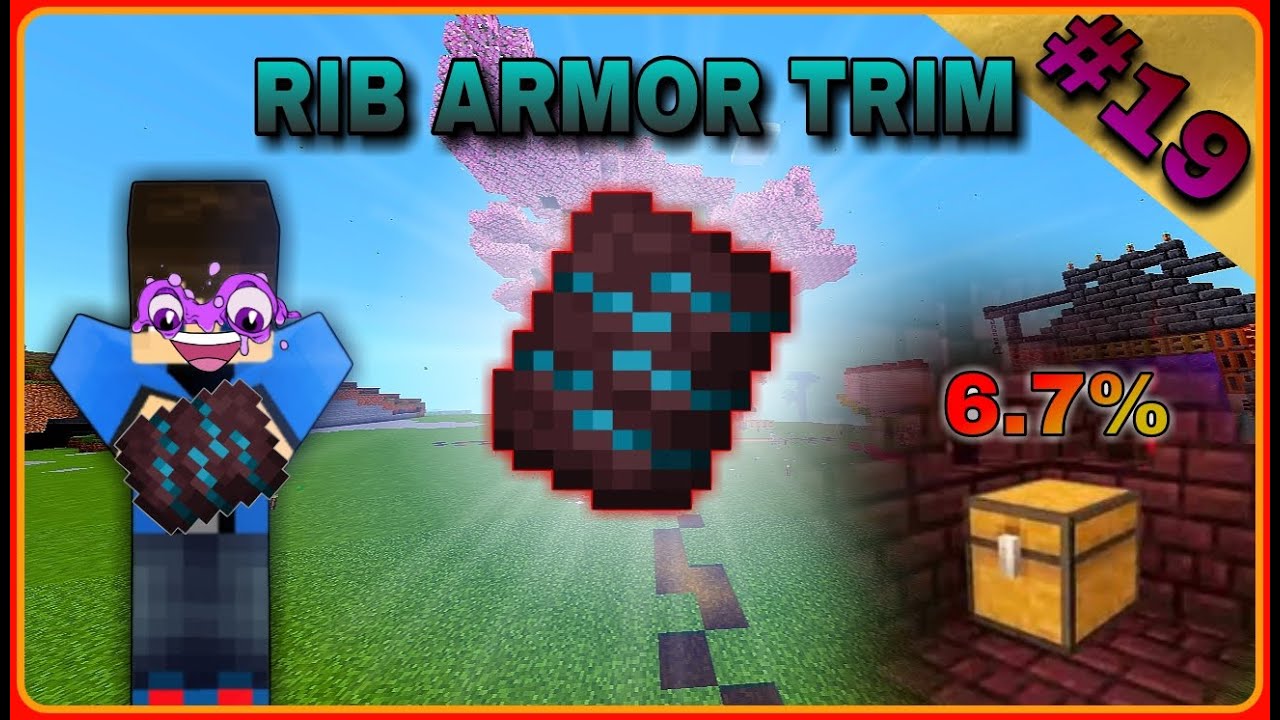 Finally Founded 🤩Rib Armor Trim In Minecraft PE [HINDI] || Episode ...
