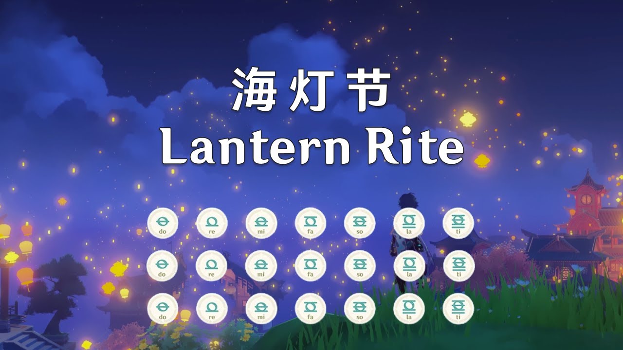 Lantern Rite Theme | Genshin Impact Lyre - YouTube