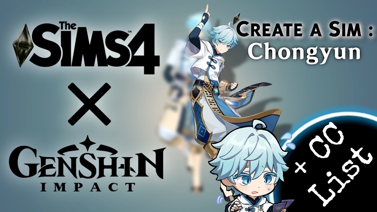 The Sims 4 X Genshin Impact | Create a Sim: Chongyun + CC list | # 31 ...