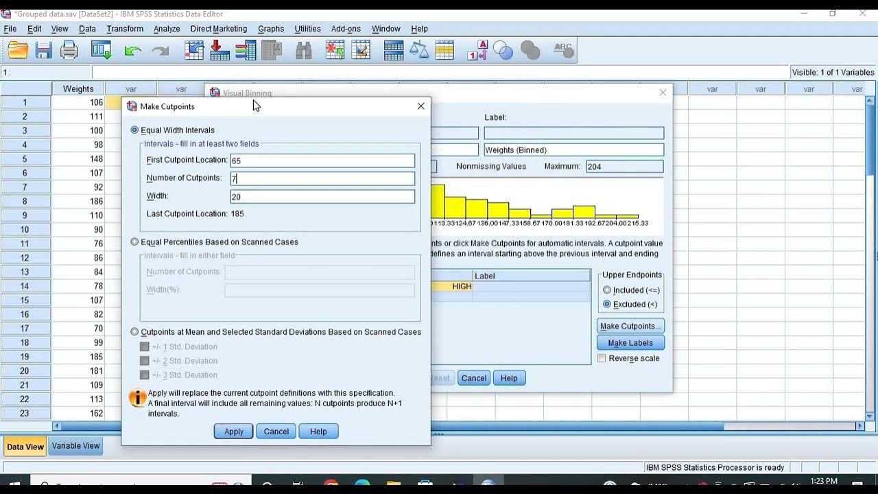 SPSS | Frequency Distribution Table - YouTube