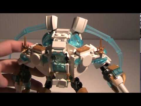 Lego Ninjago Zane's Icicle Mech MOC - YouTube