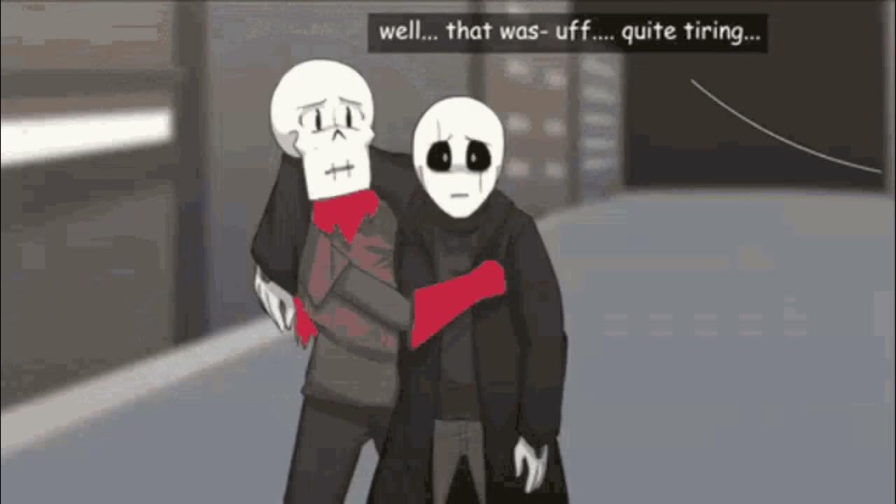 Moment Sad Glitchtale Sans Betty Gaster Papyrus Youtube
