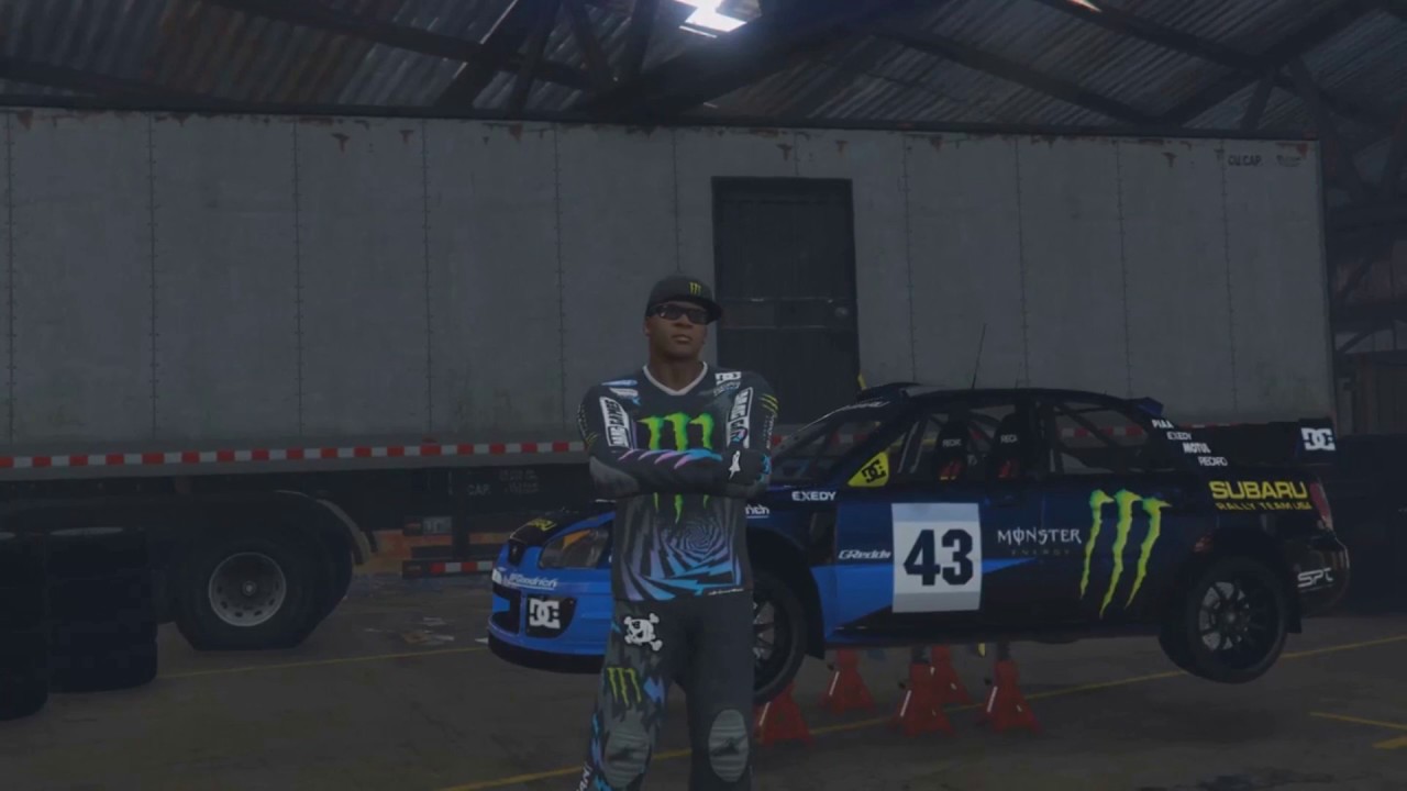 GTA 5 PC MODS KEN BLOCK GYMKHANA PRACTICE - YouTube
