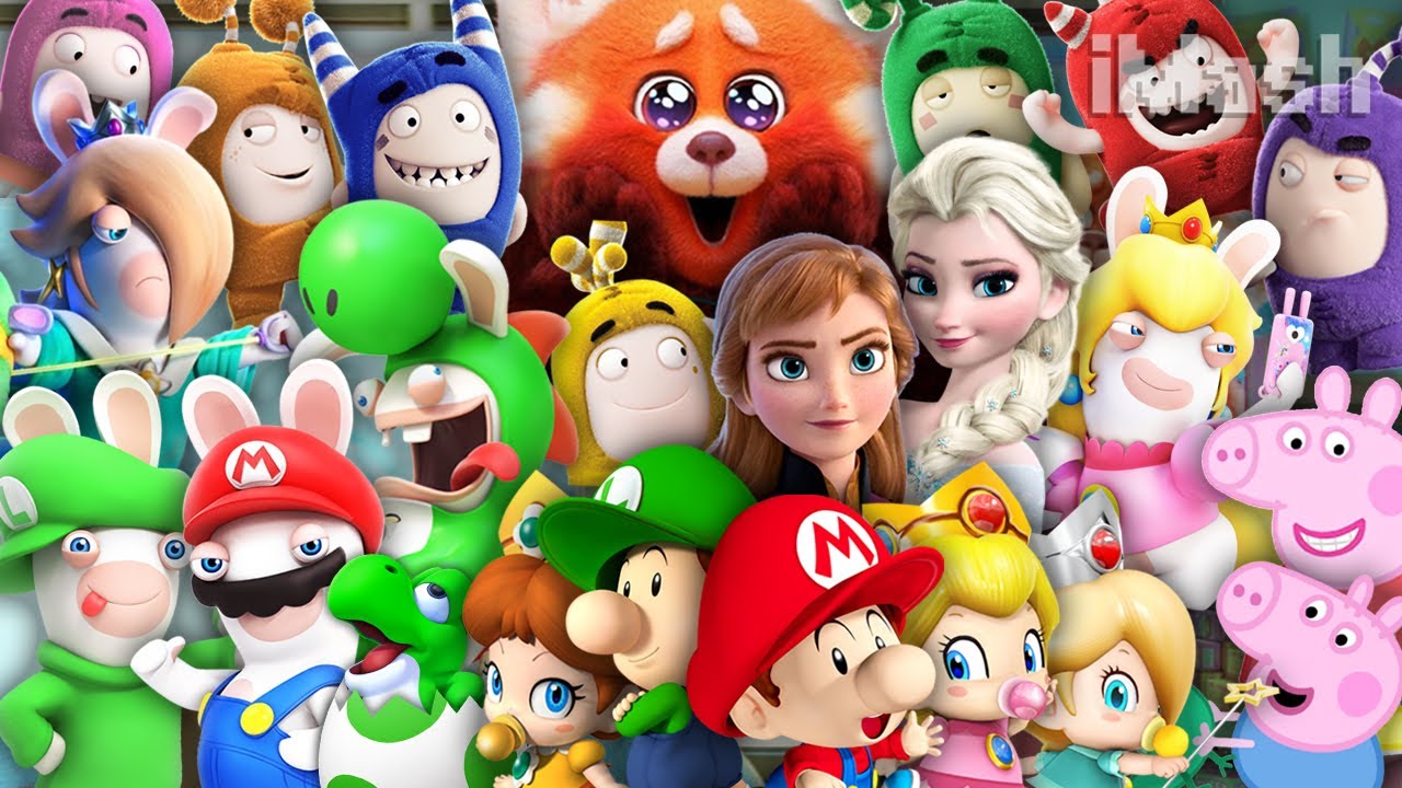 Awooga Compilation 23 - Awooga, but it's Baby Mario & Baby Sonic & Elsa ...