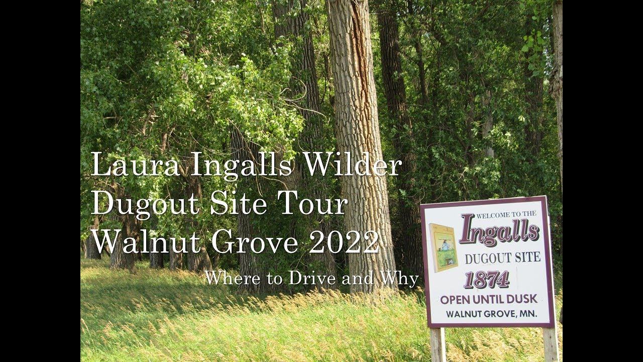 Laura Ingalls Wilder Dugout Site Tour Walnut Grove 2022 - YouTube