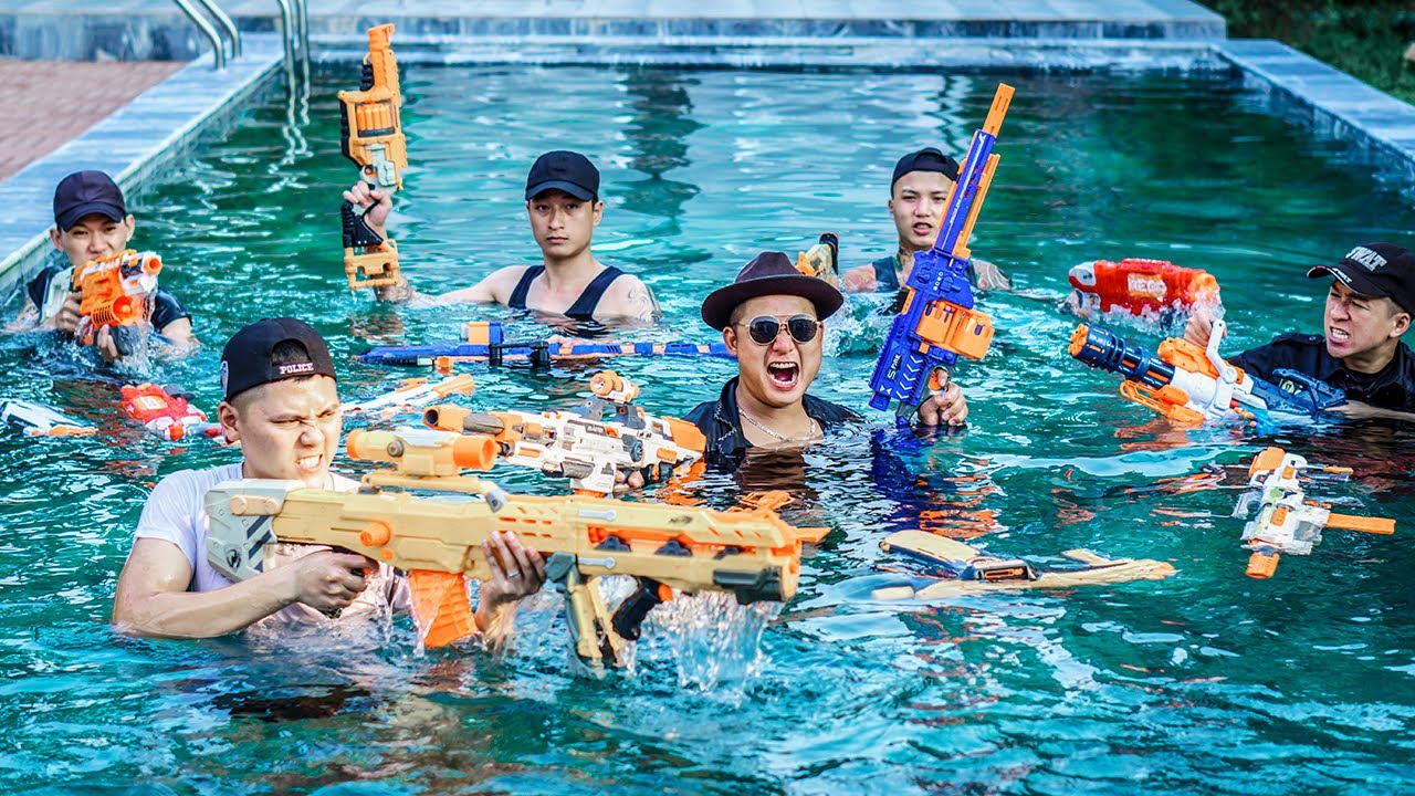 SEAL X Nerf War : Special Training Warriors SWAT Team Nerf Guns Fight ...