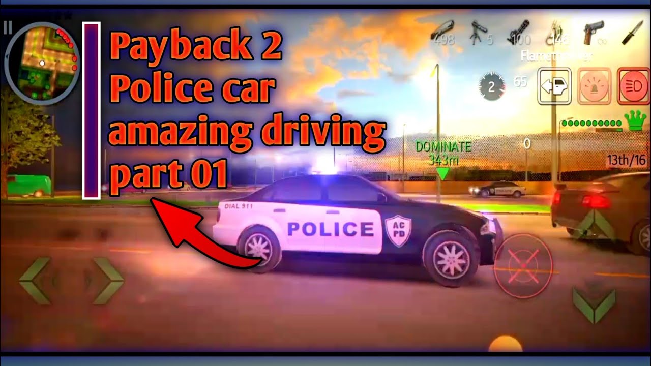 Payback 2 Amazing driving| stunt| police car snatch. #payback2 - YouTube