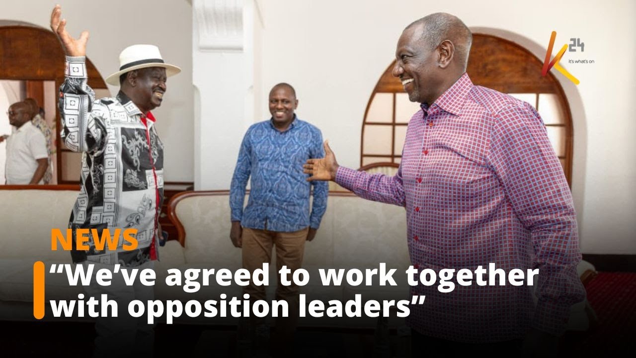 Ruto: We’ve agreed to work together with opposition leaders - YouTube