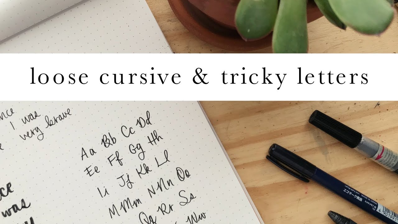 The Loose Script | Practicing Letter Connections | An Authentic by ...