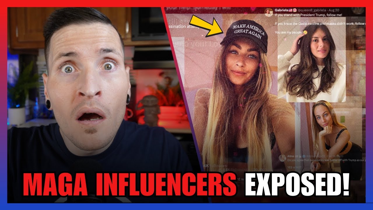 MAGA Influencers EXPOSED As Foreign Bot Farms - YouTube