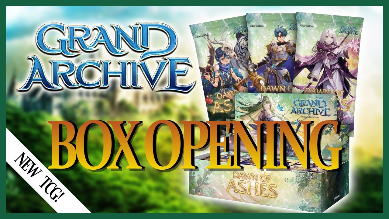 Grand Archive 1st Edition Box Opening!! | Grand Archive TCG - YouTube