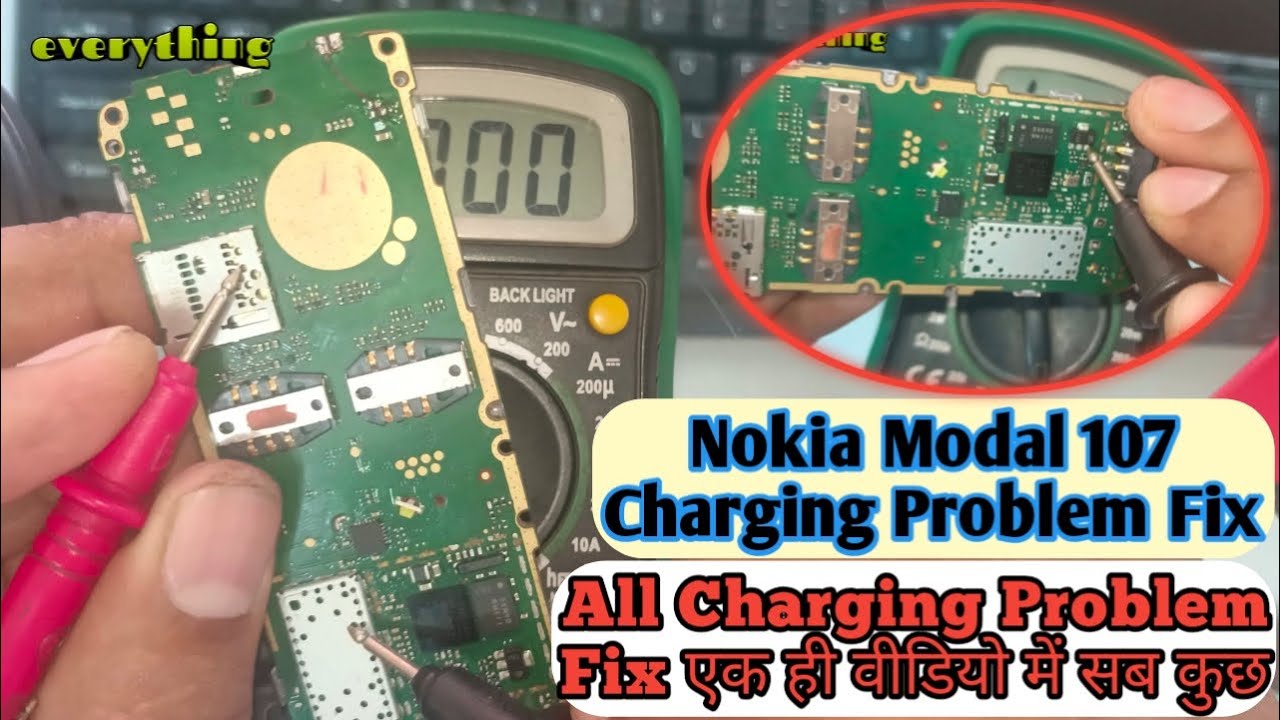 Nokia Modal 107 Charging Problam Fix / How To Fix Nokia 107 Charging ...