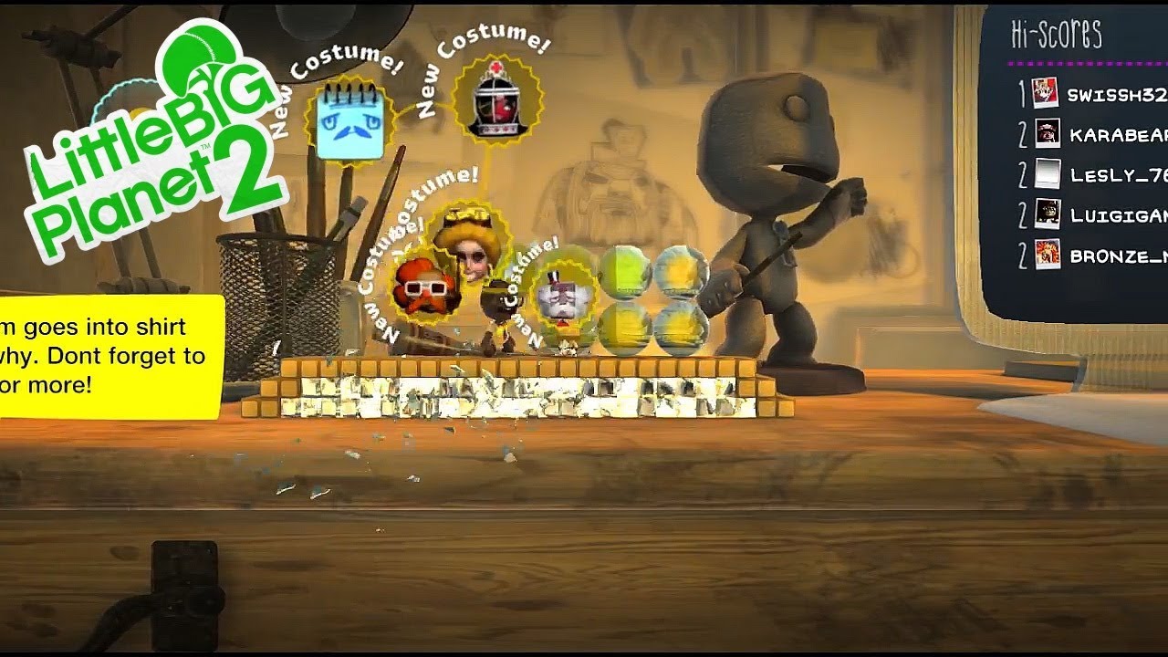 LittleBigPlanet 2 - LBP2 Storymode Scoreboard Prizes - YouTube