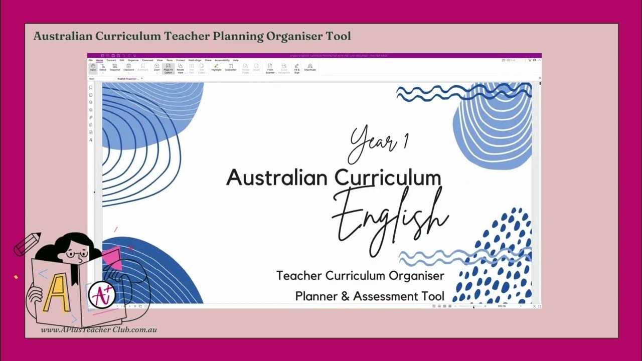 Australian Curriculum Teacher Planning Organiser Tool - YouTube