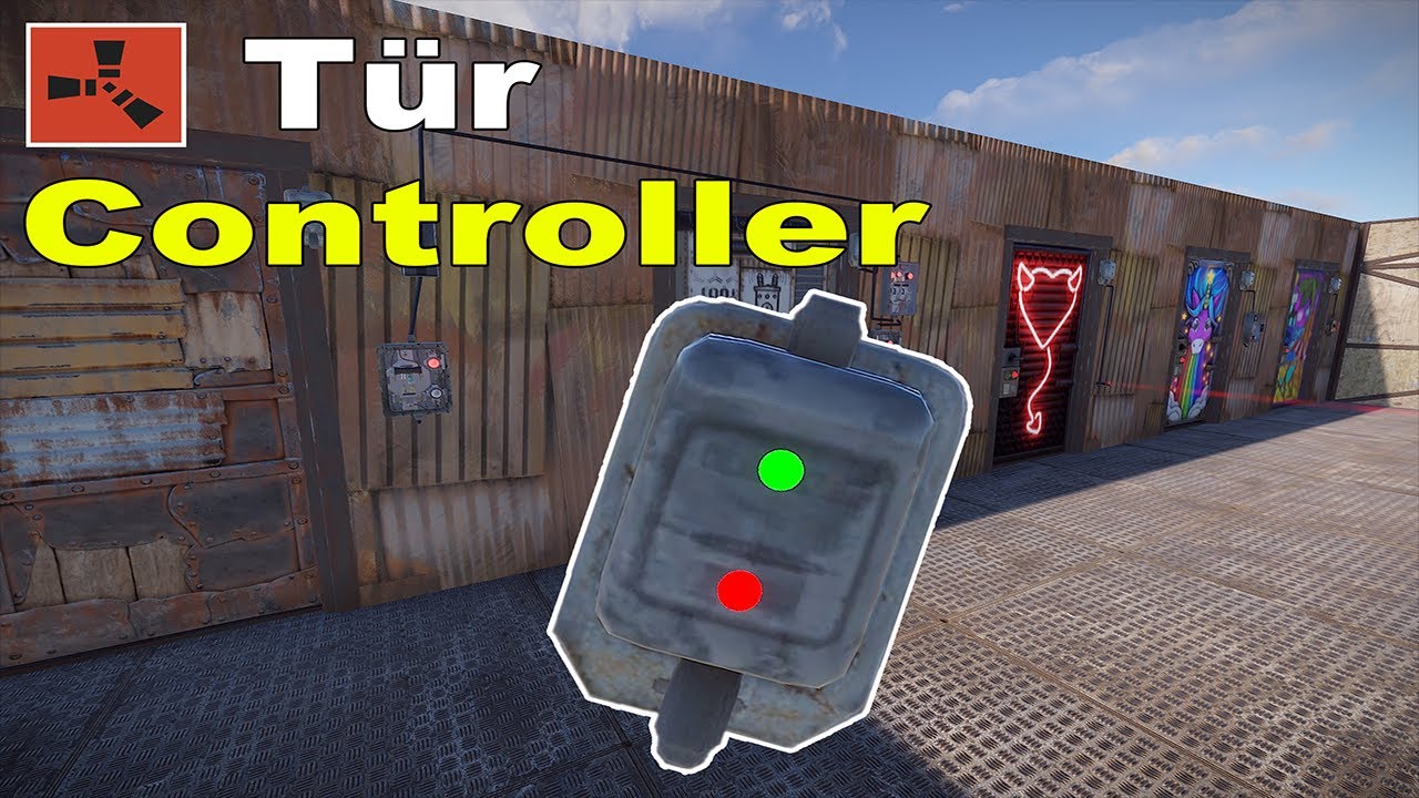 RUST ⚡ Strom Tutorial #03 Tür Controller - Automatische Tür ⭐2022 ...