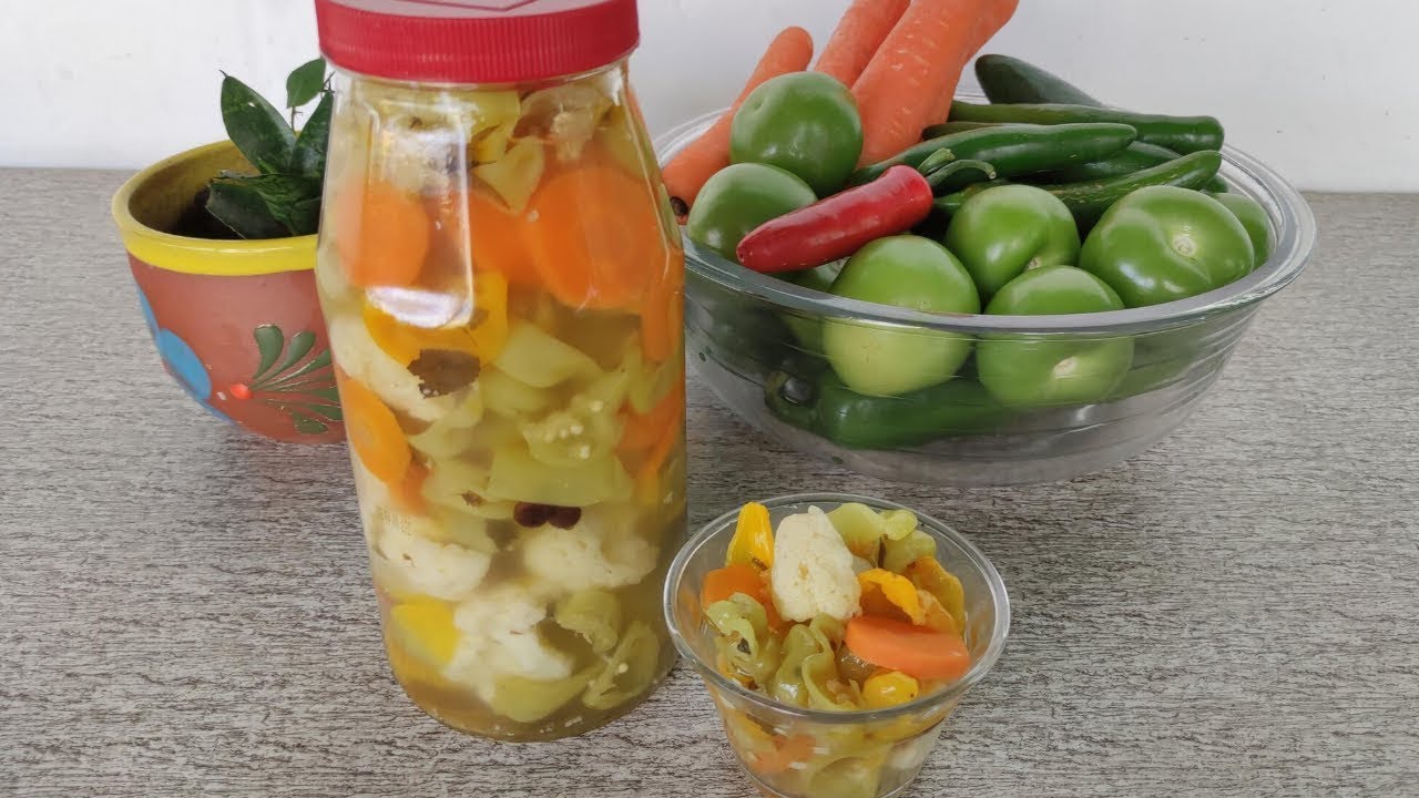 Chiles Habaneros Curtidos en Vinagre - YouTube