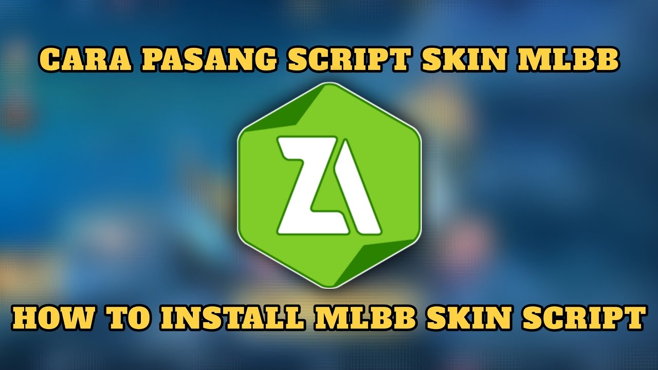 CARA PASANG SCRIPT SKIN MLBB | HOW TO INSTALL MLBB SKIN SCRIPT - YouTube