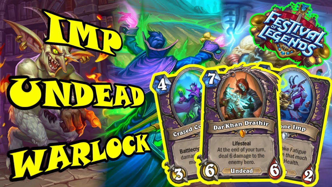 A SYMPHONY of DARKNESS!!!.- Imp Warlock | Hearthstone standard - YouTube