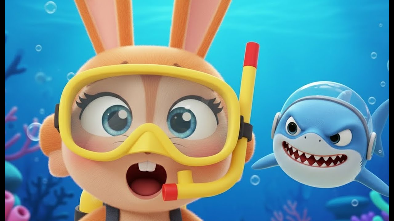 Five Little Ducks and Baby Shark + More Rhymes | Hazel Rabbit - YouTube