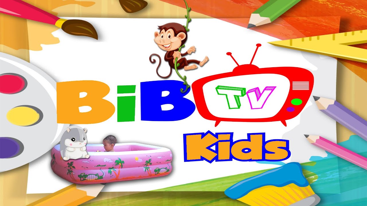 BIBO KIDS TV : Cuối tuần của BiBo - Tắm bể bơi phao - YouTube
