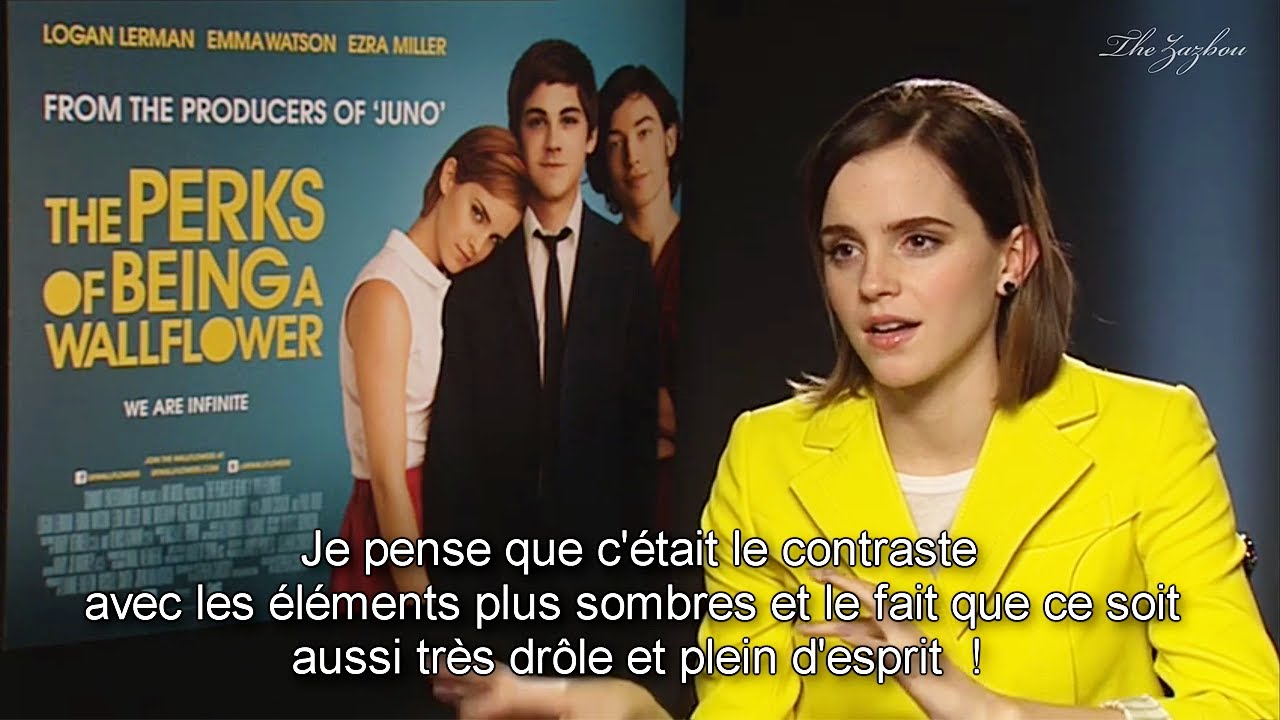 [VOSTFR] Interview d'Emma Watson pour Le Monde de Charlie (2012) - YouTube