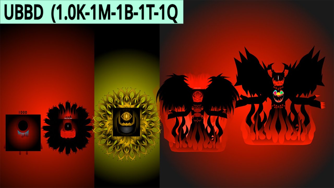 UBBD vs MEGA!! Uncannyblocks Band Different Nightmare (1 0K - 1M - 1B ...