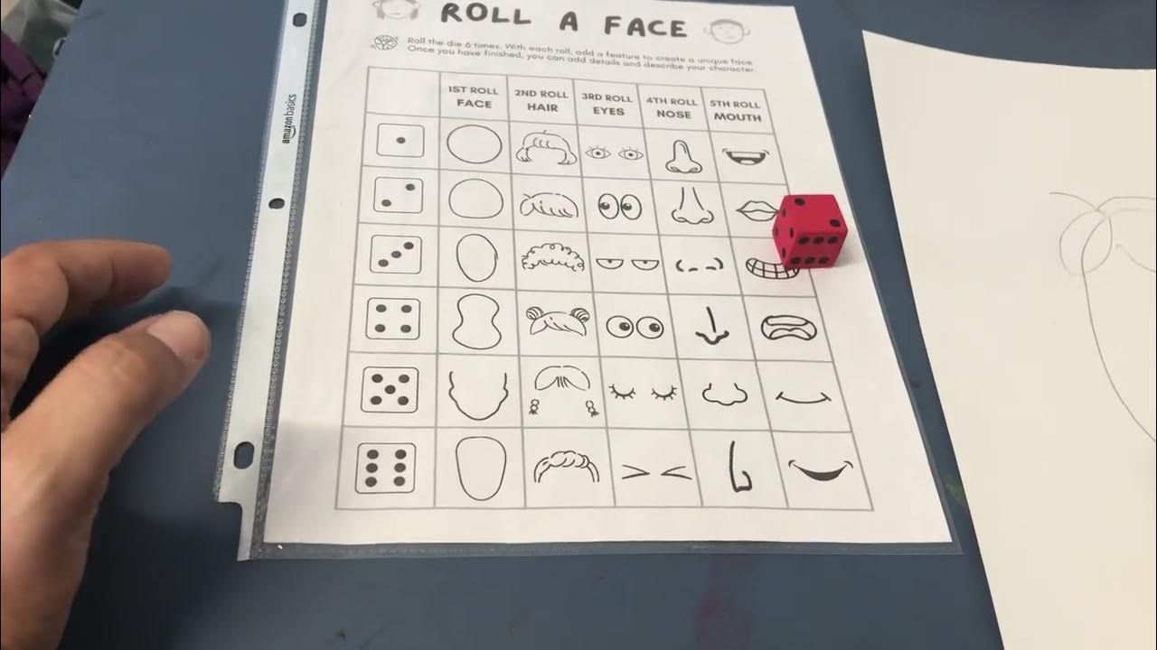 Roll A Face Lesson - YouTube