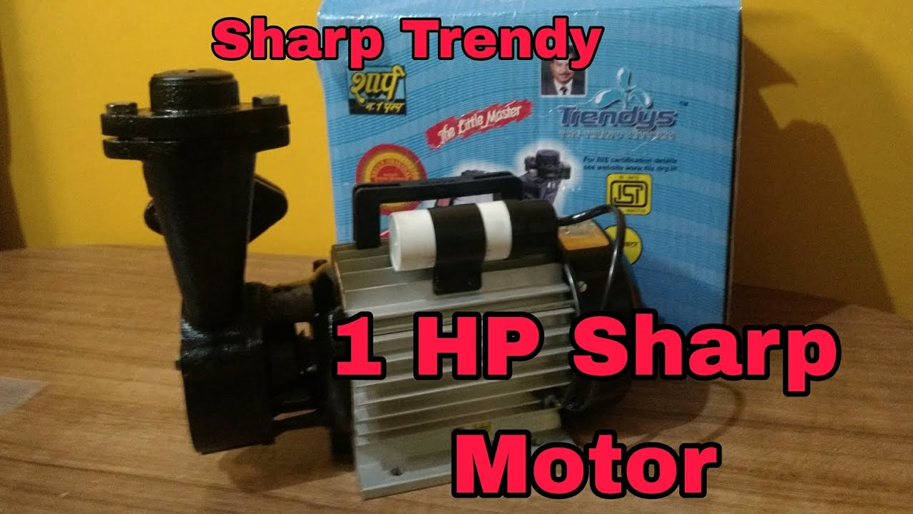 Best Water Pump for Home use ll 1hp Sharp Motor Pump ll 1hp पानी की ...