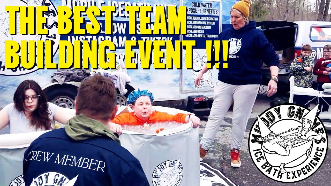 TEAM BUILDING ICE BATH EVENT - YouTube