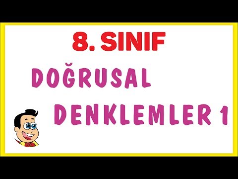 8. SINIF DOĞRUSAL DENKLEMLER 1 | ŞENOL HOCA