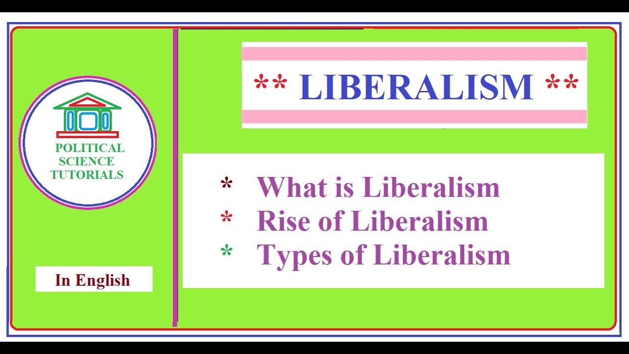 Liberalism | Rise of Liberalism | Types of Liberalism | B.A. Hons | M.A ...