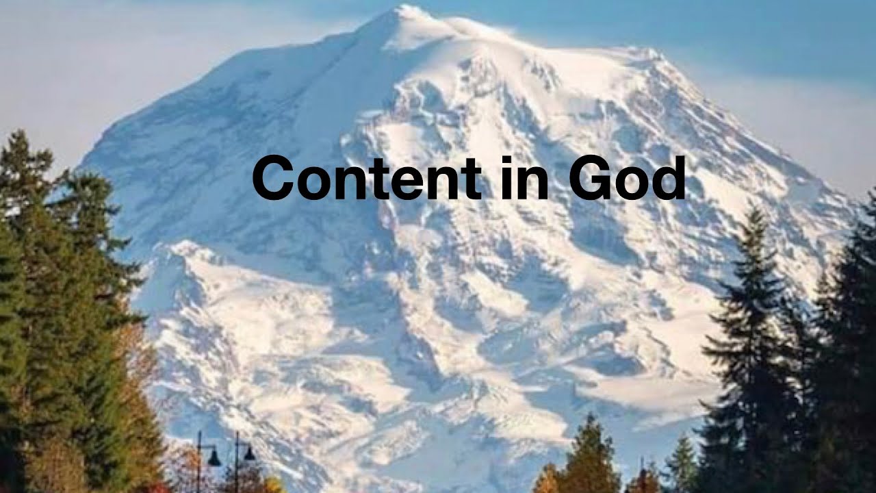 Content in God - YouTube