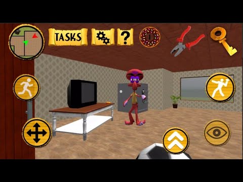 Neighbor Squid Secrets. Sponge Escape of Bob 3D Level 1 - YouTube