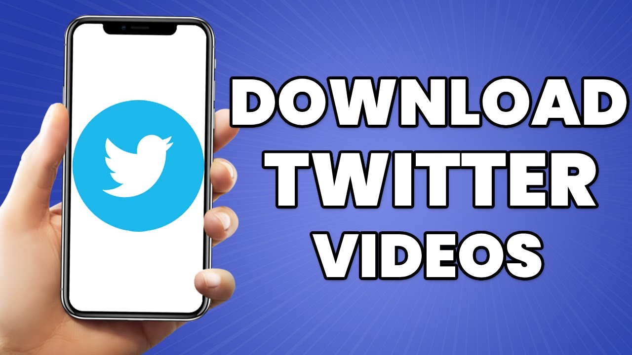 How To Download Twitter Videos To Gallery On iPhone/Android 2023 - YouTube