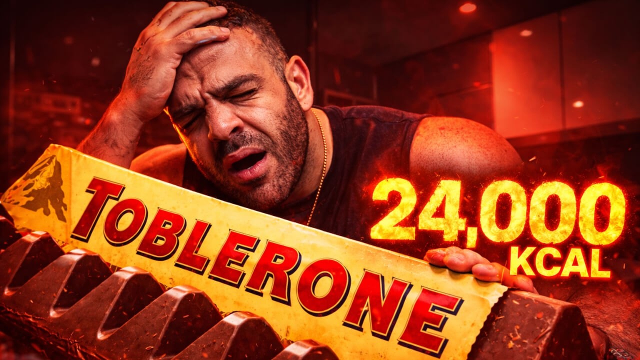 4.5 Kg TOBLERONE Σε 24 ΩΡΕΣ / 24.000 Kcal Challenge - YouTube