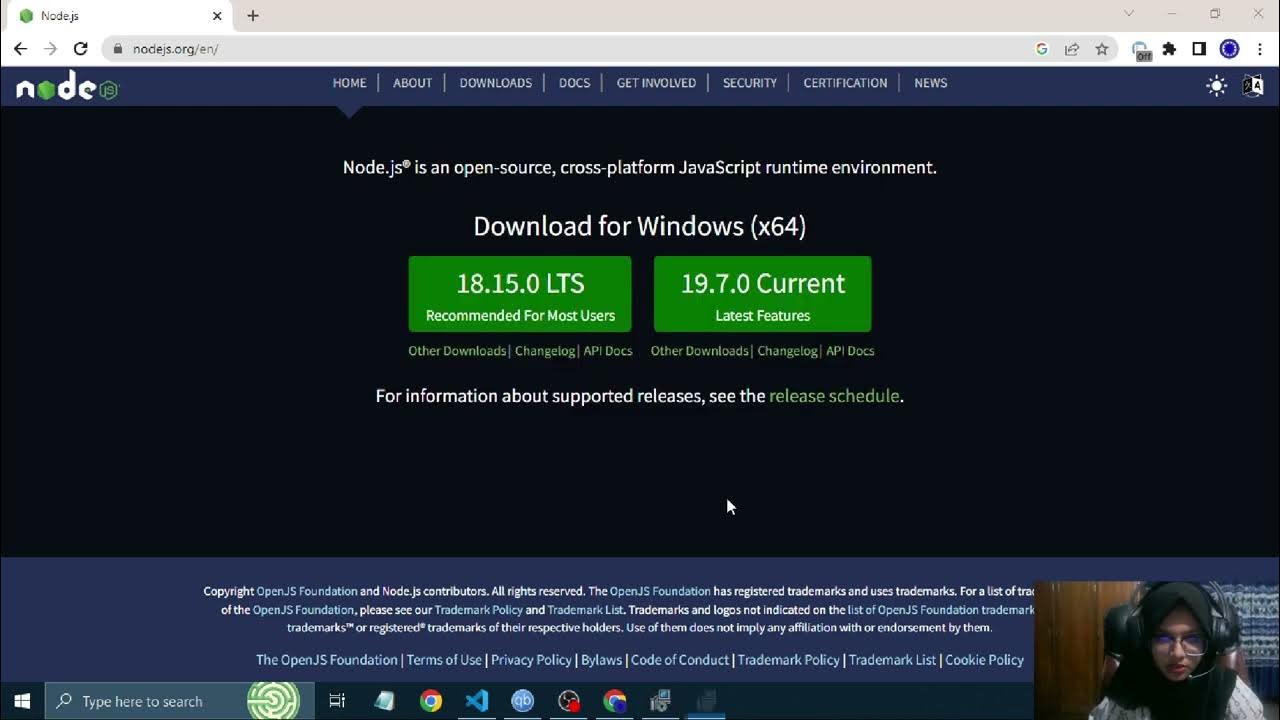 Setup Nodejs Youtube