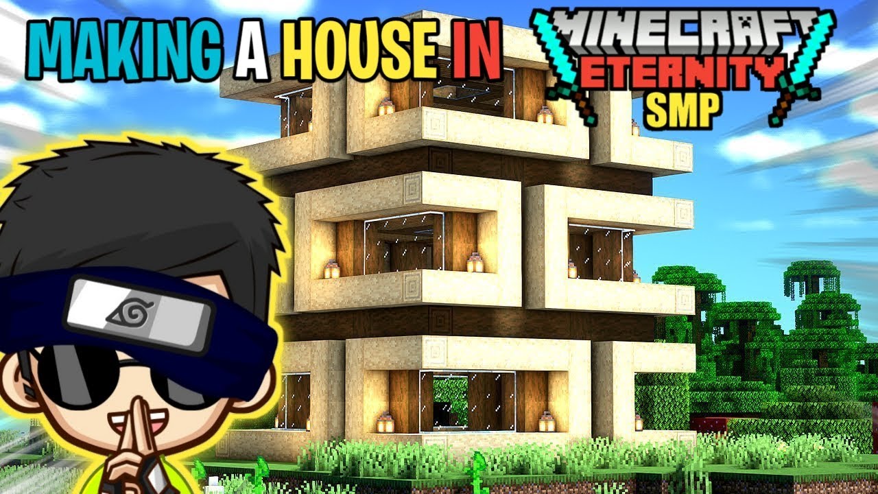 Making A Cool Mansion In Minecraft Eternity SMP😄😄|| Eternity SMP ...