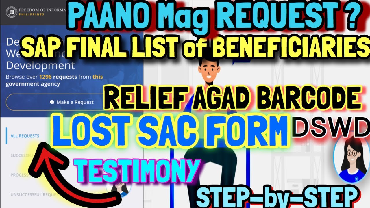 DSWD: SAP FINAL LIST BENEFICIARIES | RELIEF AGAD BARCODE, SAC FORM LOST ...