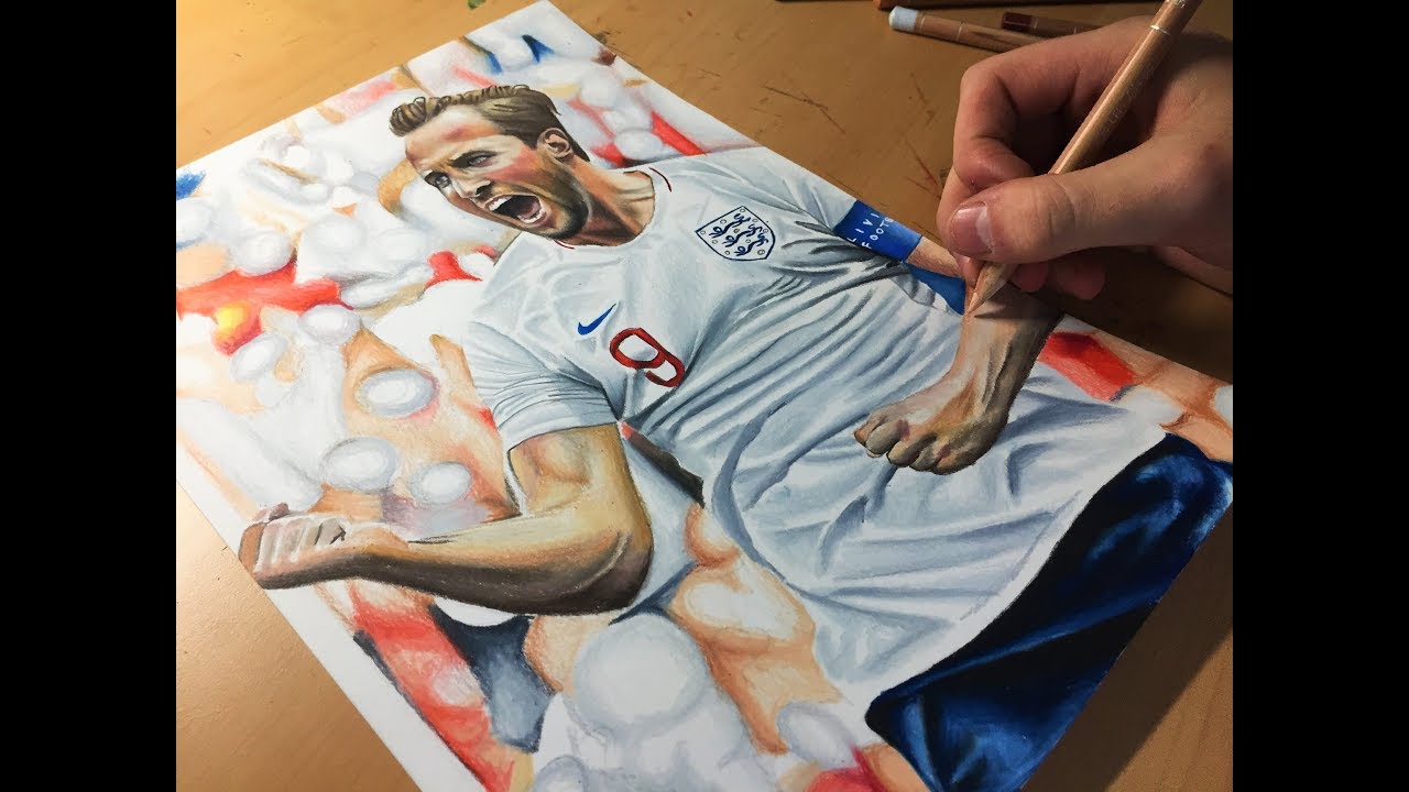 Drawing Harry Kane - YouTube