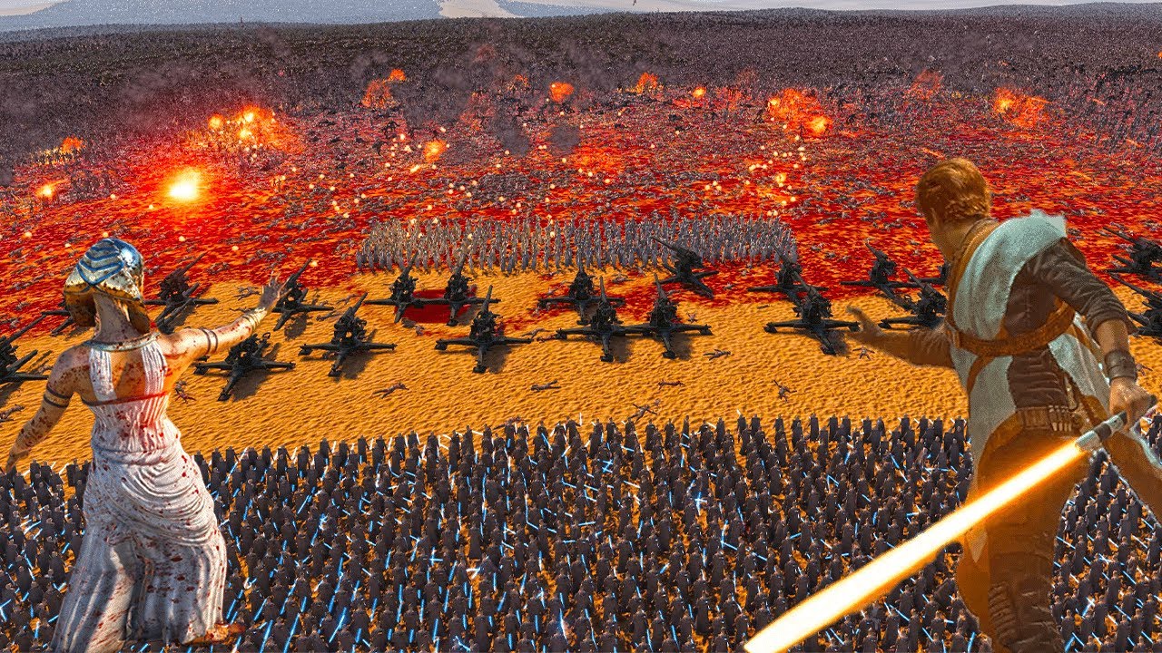 WAR BETWEEN Cleopatra army AND Hungry EVILS !! Ultimate Epic Battle ...