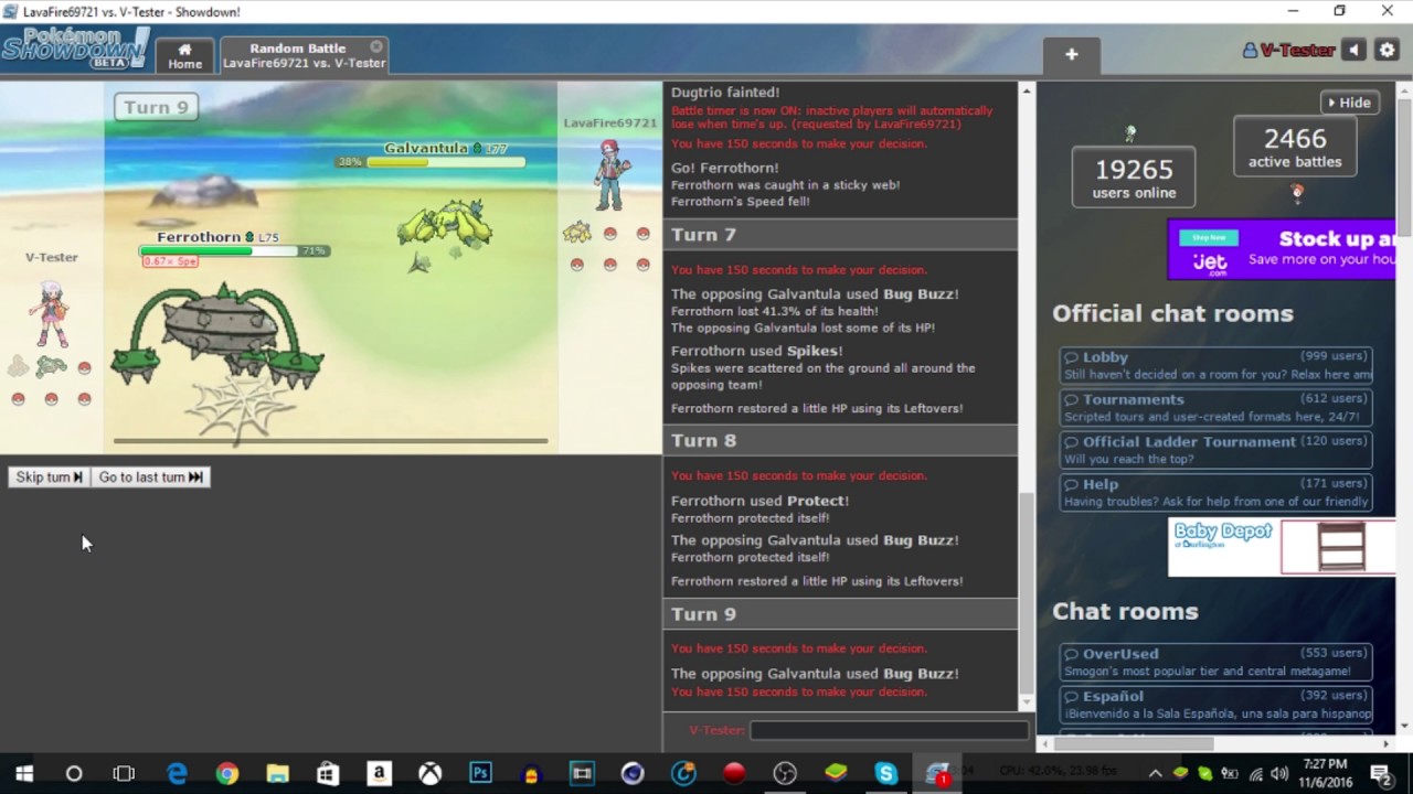 Pokemon Showdown Live #3 [Random Battle] The Hax God Is Here! - YouTube