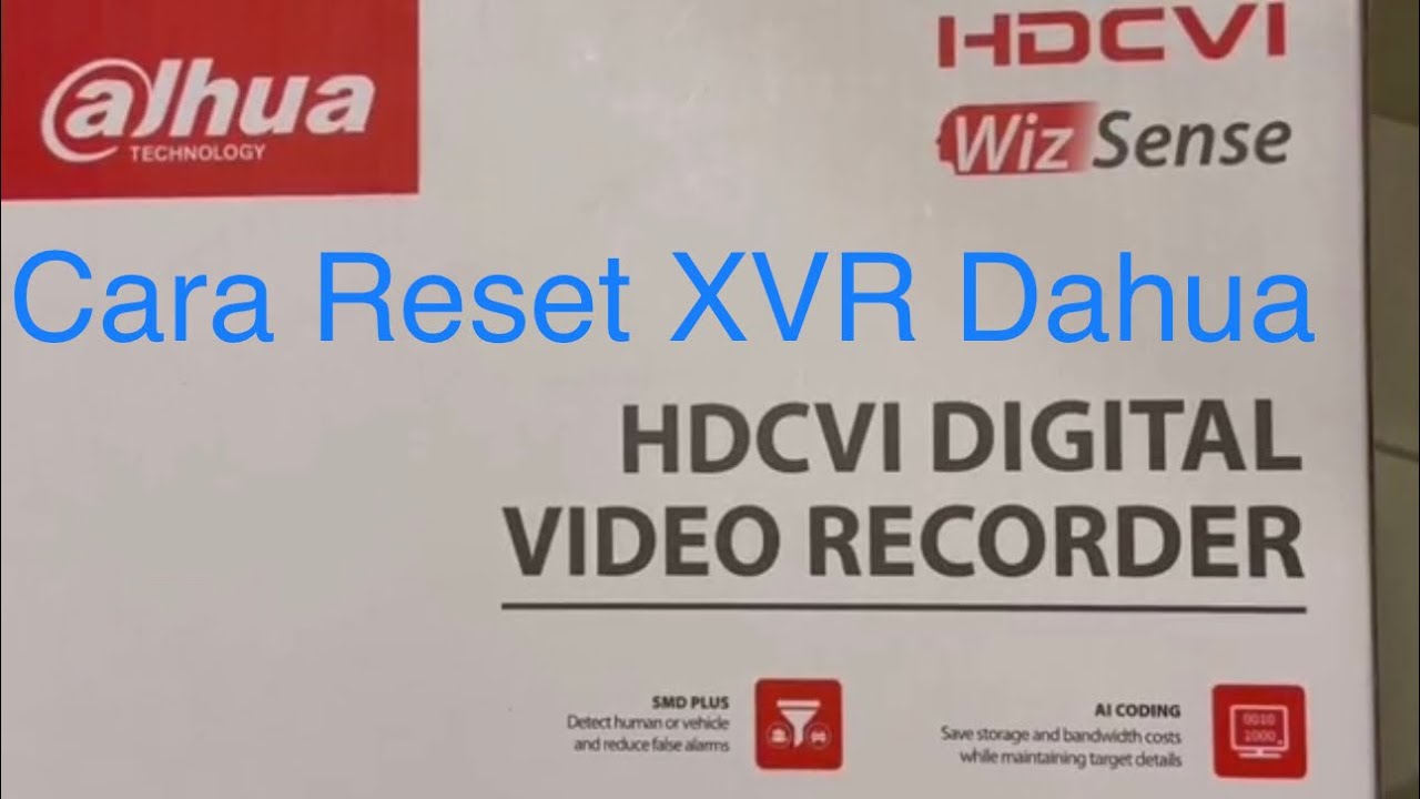 Cara Reset Password XVR Dahua - YouTube