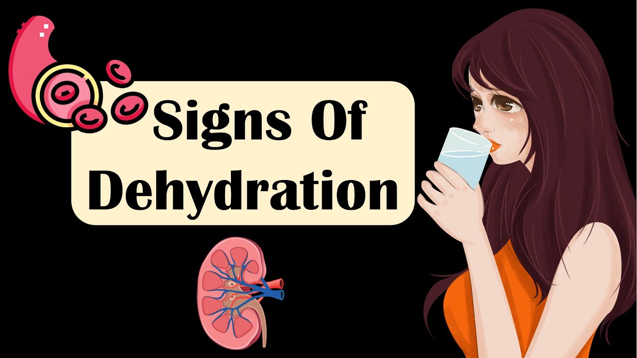 Signs Of dehydration |What Are The Common And Early Signs & Symptoms Of ...