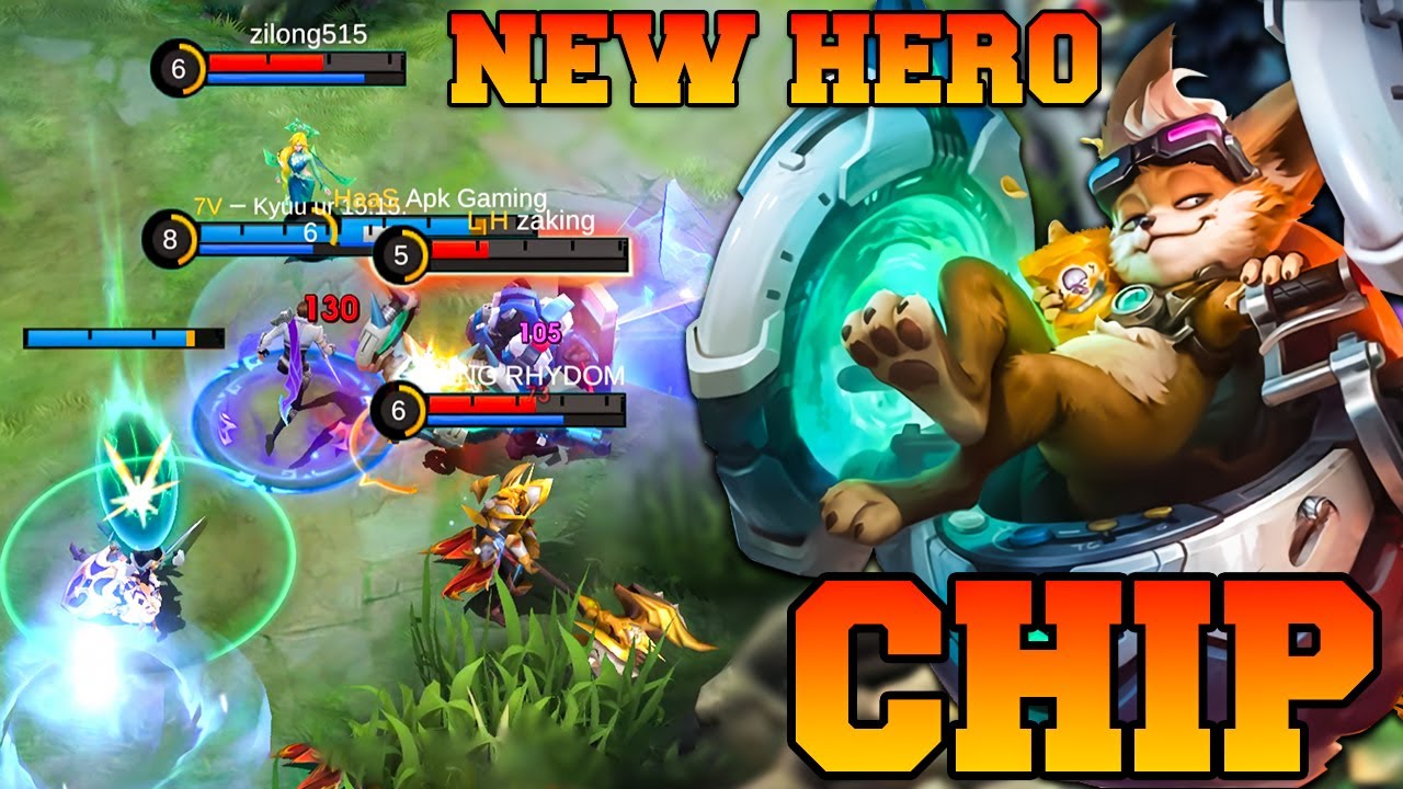 Chip MLBB New Hero Gameplay !! Mobile Legends Hero Chip Gameplay Best ...