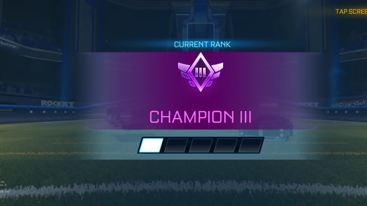 Champion 2 to Champion 3 Rank Up Match | RL Sideswipe | After Many ...