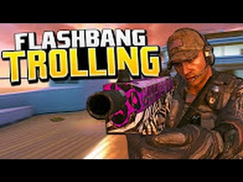 BLACK OPS 2 FLASHBANG TROLLING! Insane & Hilarious Reactions | Its ...