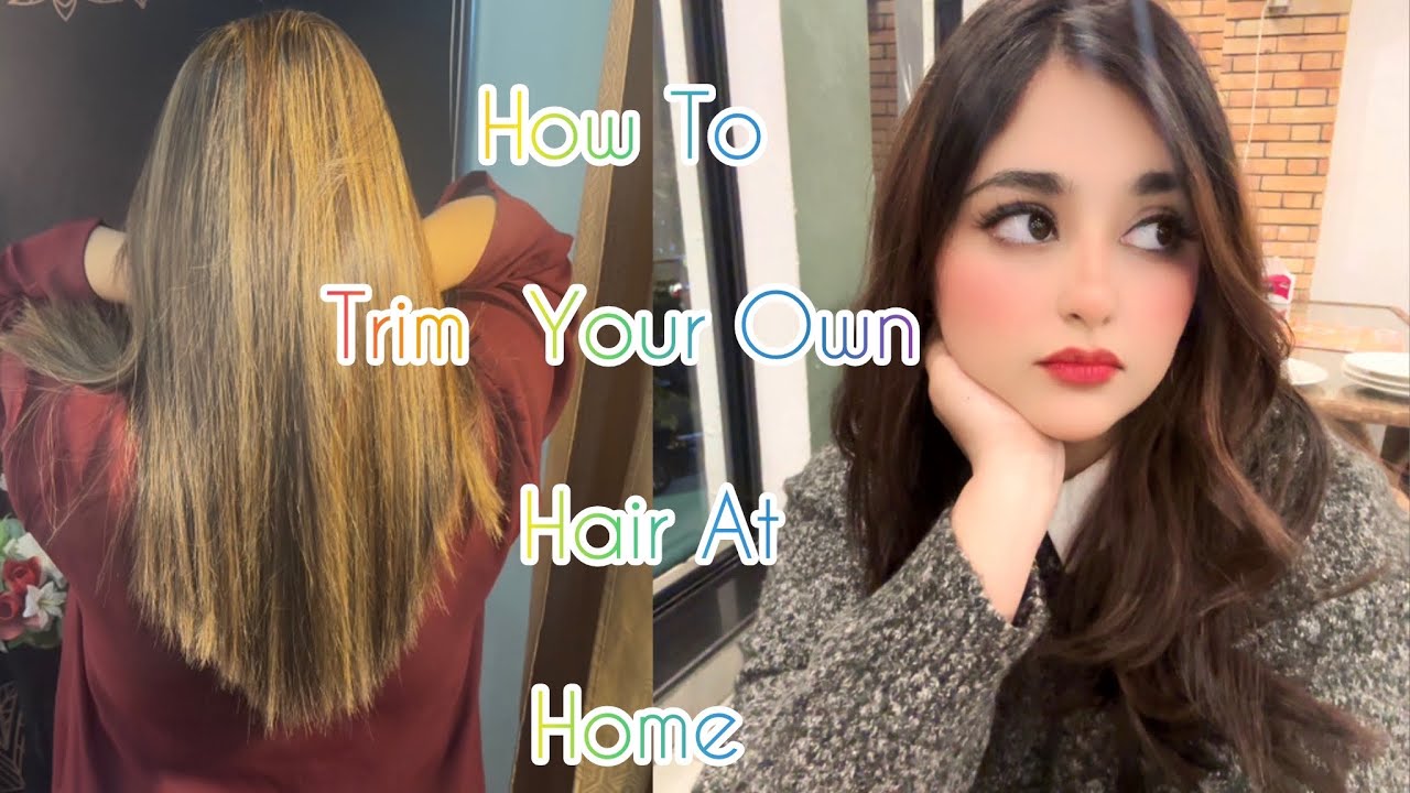 How To Trim Your Own Hair At Hair💇‍♀️ | Hair Care😇 - YouTube