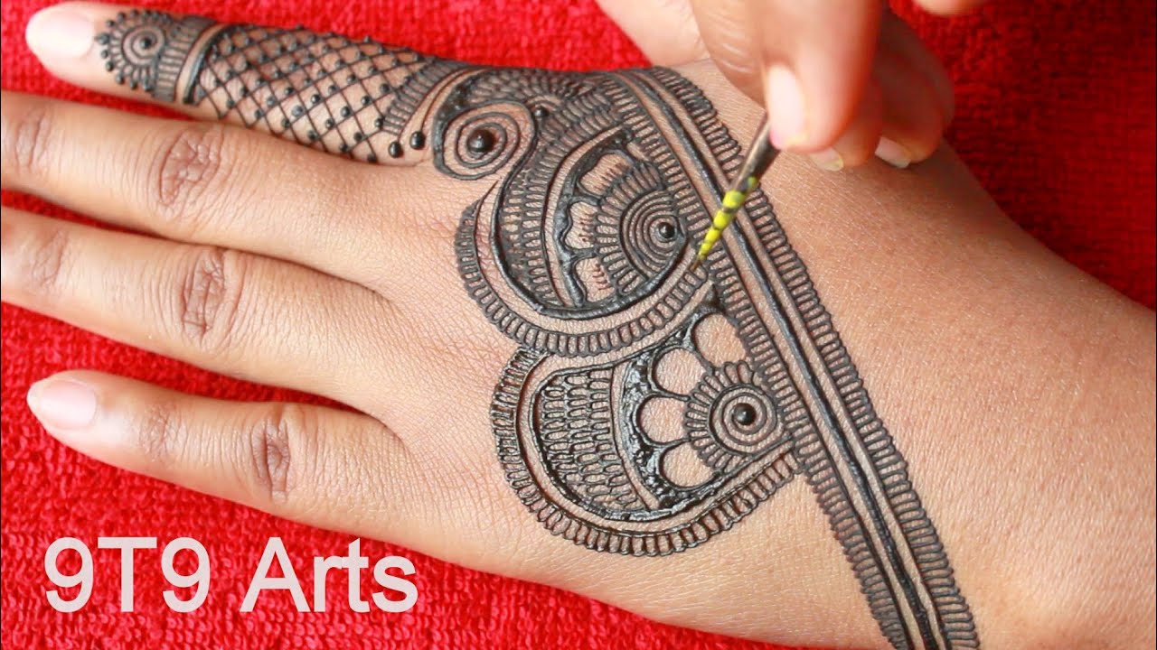 New Mango Mehndi Design for Back Hands | Latest Arabic Henna Mehandi ...