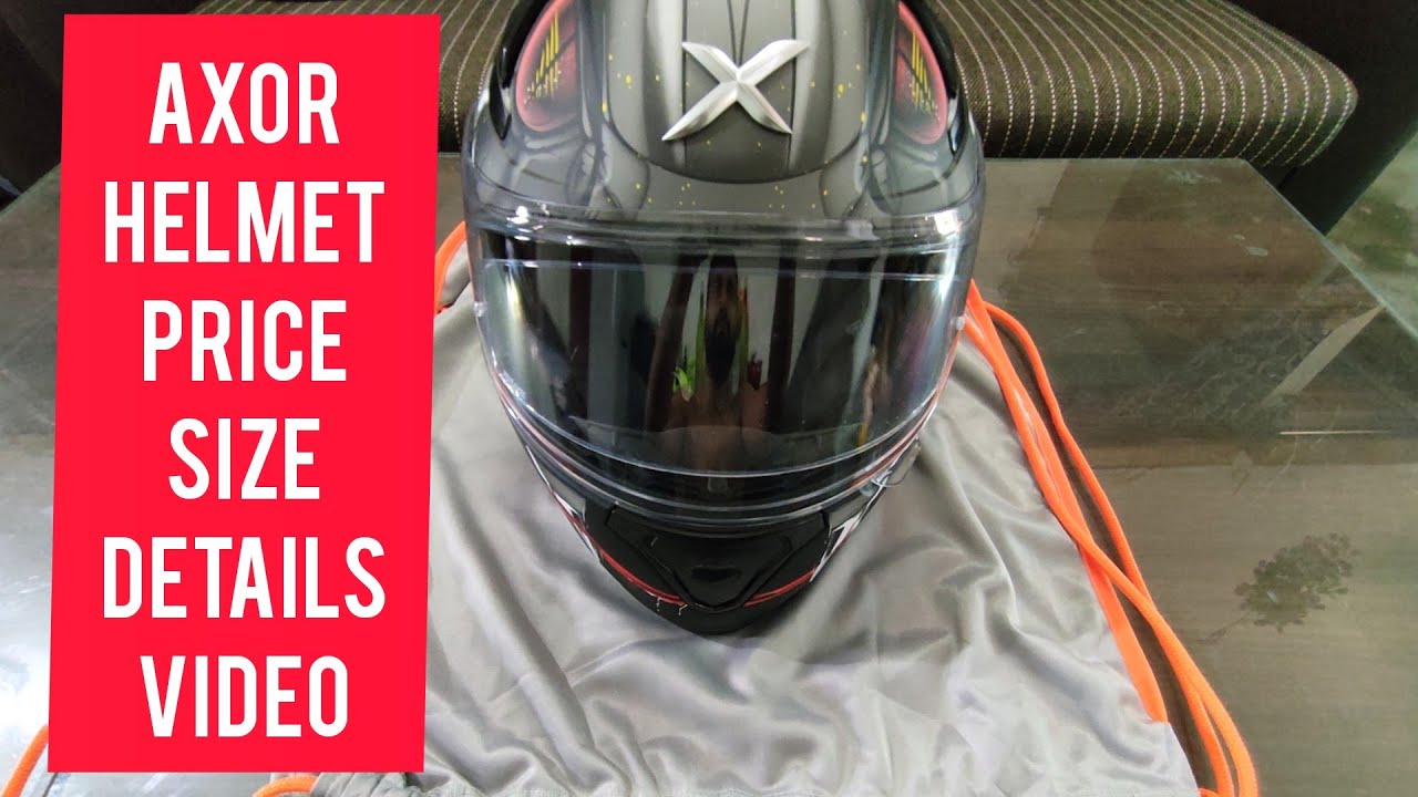 AXOR HELMET || BEST HELMET TO BUY??? price / size / features details ...