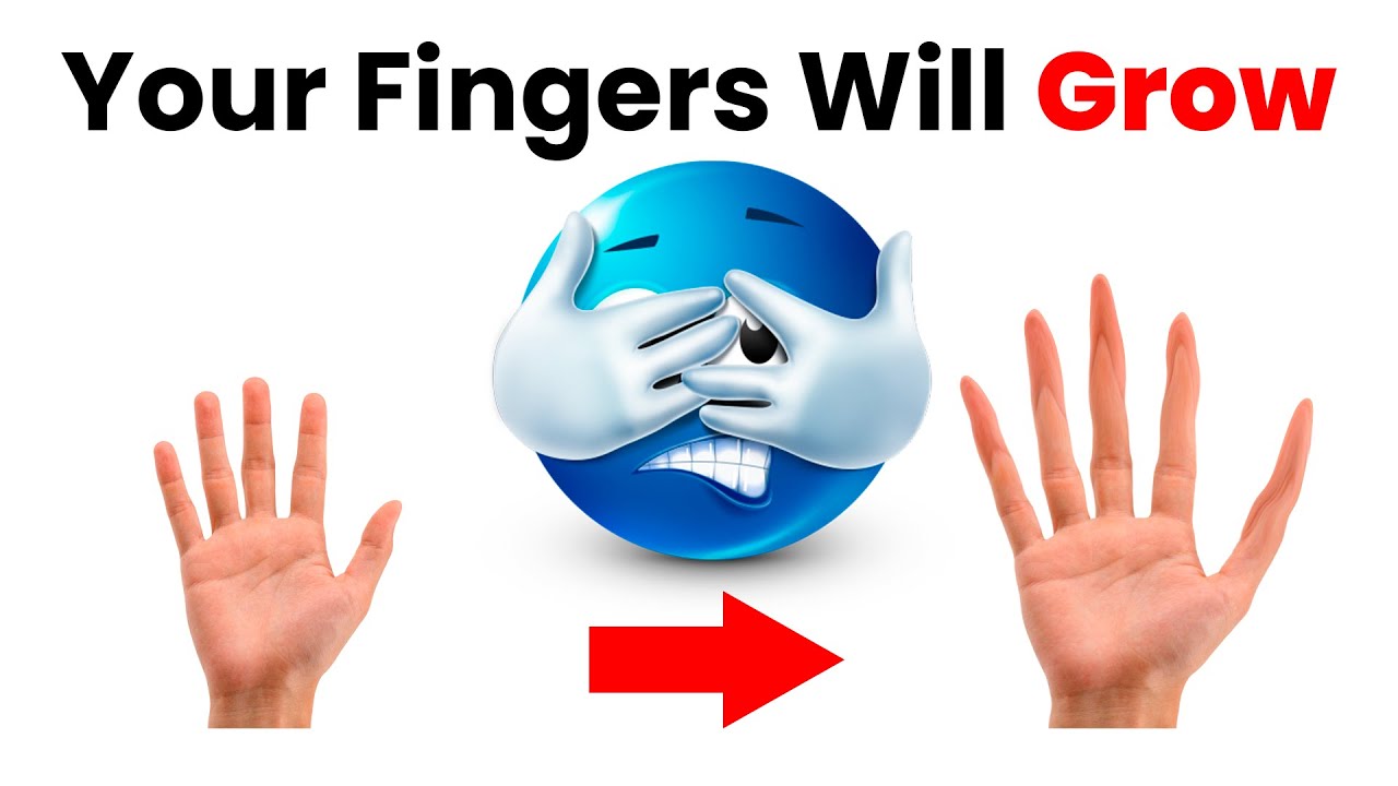 This Trick Will Magically Grow Your Fingers... (Real) - YouTube
